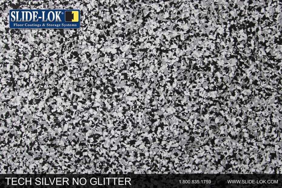 2024 Parade of Homes in Black Forest, Tech Silver, No Glitter - Colorado Springs Garage Floors